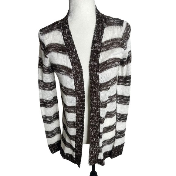 Joseph A | Sweaters | Joseph A Openfront Cardigan Size Medium Brown And ...